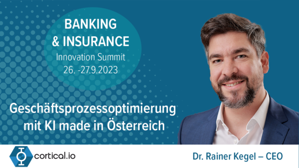 Banking & Insurance Innovation Summit | Cortical.io